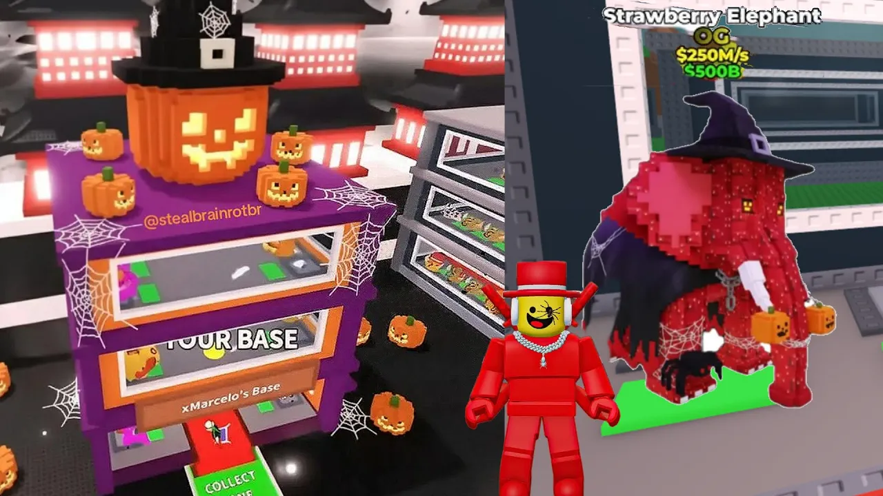 Conseguir la Base de Halloween en Steal a Brainrot - Juegos educativos .win