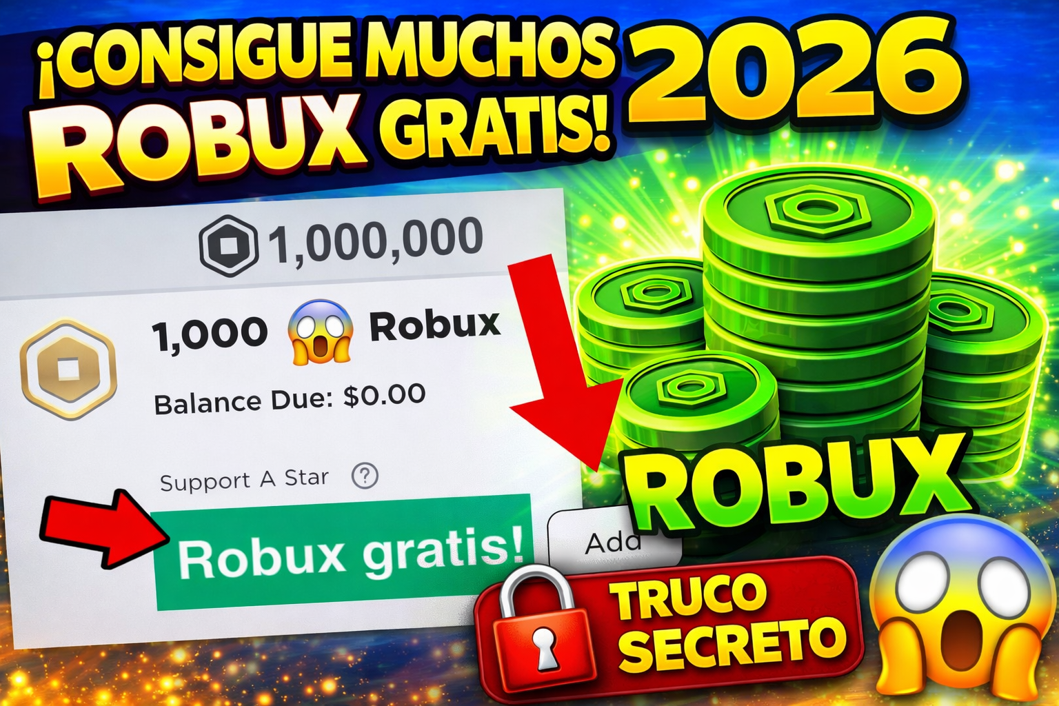Cómo conseguir Robux en 2026 Truco Secreto - Juegos educativos .win